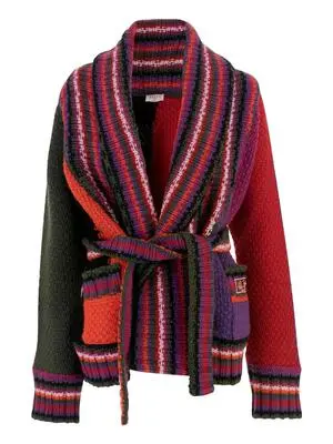 Emilio Pucci Wool Knit Cardigan - Red