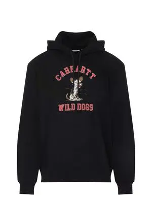 Carhartt Work In Progress Graphic-print Hoodie - Black