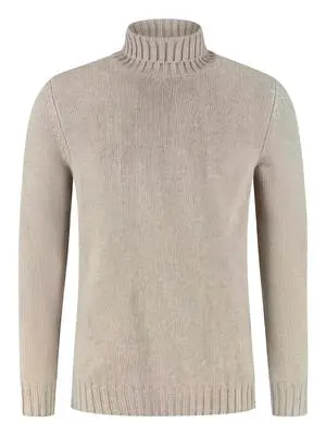 Fedeli Roll-neck Sweater - Neutrals