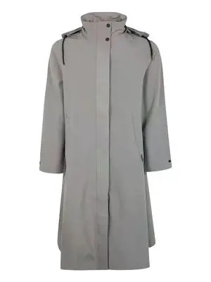 Rains Suva Vision Softshell A-line Hooded Raincoat - Grey