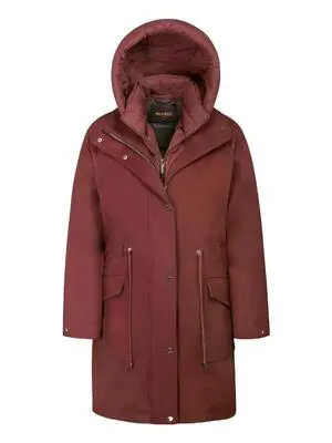MOORER Hooded Jacket - Red