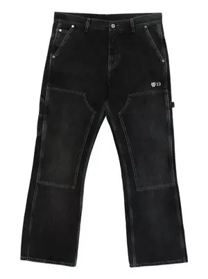 Off-White Panelled Jeans - Black