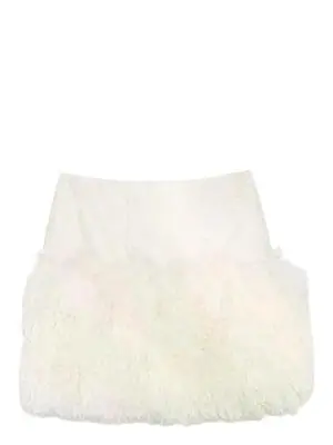 Moncler Fluffy Trim Skirt - Neutrals