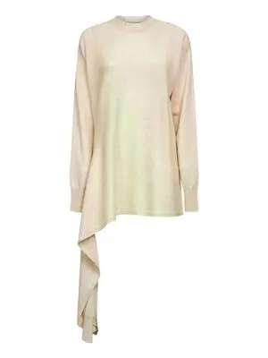 UMA WANG Asymmetric Sweater - Neutrals