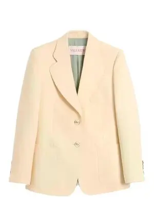 Valentino Garavani Single-breasted Blazer - Yellow