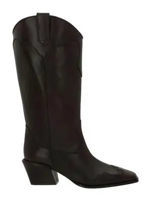 Paris Texas 50mm Bettina Square-toe Boots - Brown