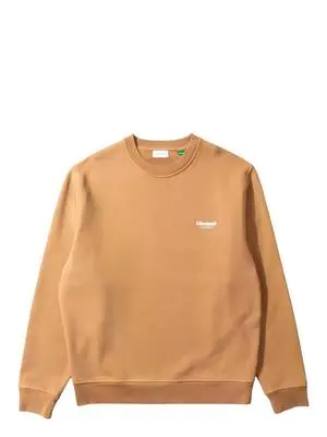 DEAN EDMONDS Elak Logo Crew-neck Sweater - Brown
