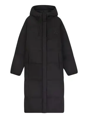 Hugo Hooded Quilted Coat - Black