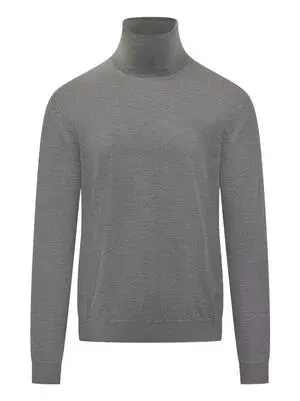 Malo Turtleneck Sweater - Grey
