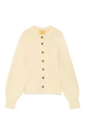 Guest In Residence Button-up Cardigan - Neutrals