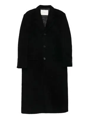 DUNST Single-breasted Coat - Black
