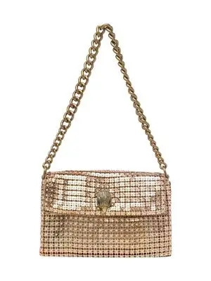Kurt Geiger Small Party Flower Chain Shoulder Bag - Gold
