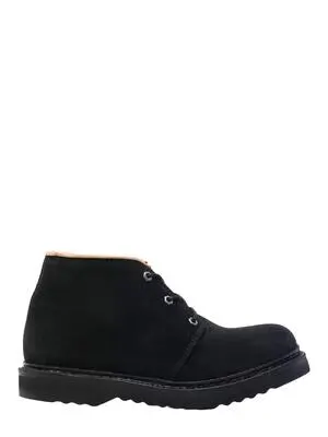 Our Legacy Chukka Suede Boots - Black