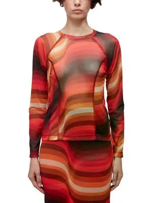 OSKLEN Long-sleeved Top - Red