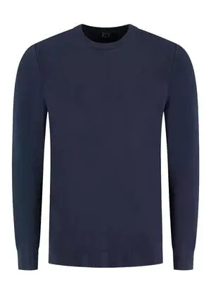 Fedeli Crew-neck Sweater - Blue