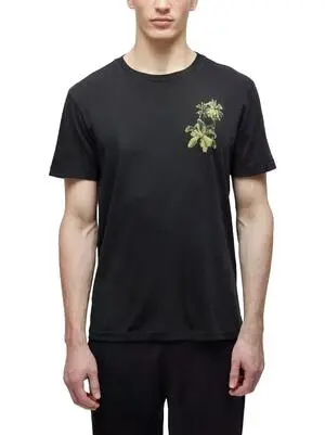 OSKLEN Coconut Tree-print T-shirt - Black