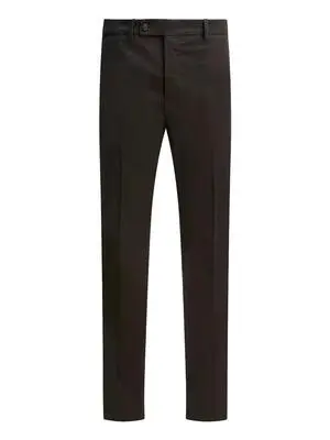 Incotex Pressed-crease Trousers - Brown