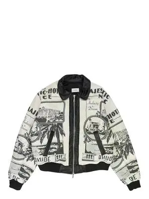 RHUDE Printed Voyage Bomber Jacket