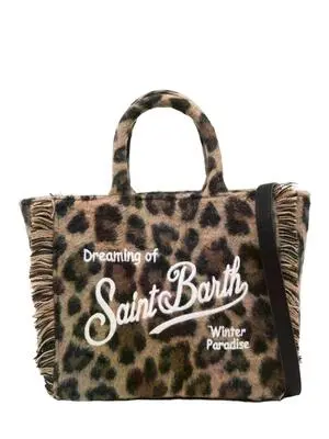 MC2 SAINT BARTH Leopard-print Tote Bag - Brown