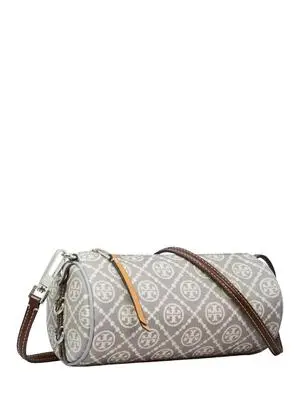 Tory Burch Cylinder Utility Crossbody Bag - Grey