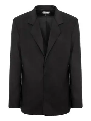 HAMZA Collared Jacket - Black