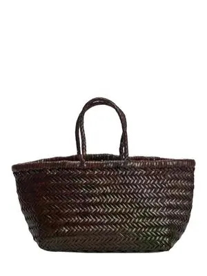 DRAGON Leather-Woven Tote