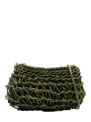 Alienina Cecilia Interwoven Shoulder Bag - Green
