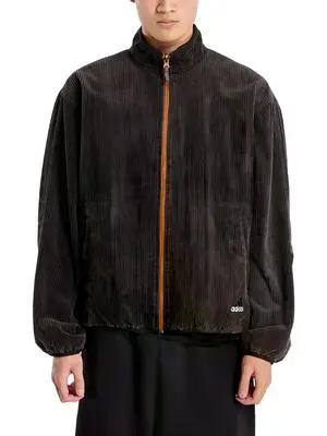 Adidas Corduroy Zip-up Jacket - Black