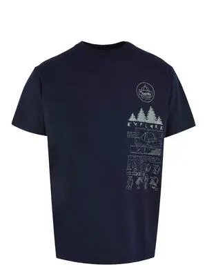 MAUNA KEA Explorer Graphic T-shirt - Blue