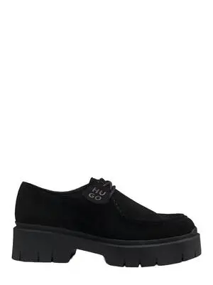 Hugo Platform Derby Shoes - Black