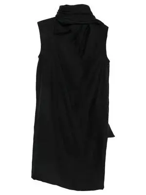 TOTEME Cowl-neck Sleeveless Dress - Black