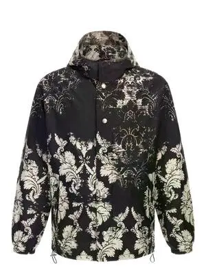 Roberto Cavalli Broccato-print Jacket - Black