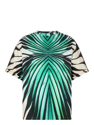 Roberto Cavalli Graphic-print T-shirt - Blue