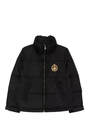 Ralph Lauren Crest-appliqué Puffer Jacket - Black