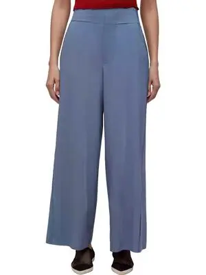 OSKLEN Elasticated Waist Wide Leg Pants - Blue