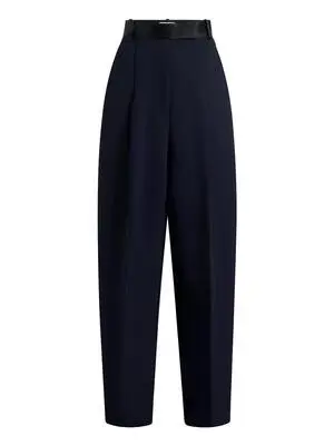 Khaite Cullen Pleated Trousers - Blue