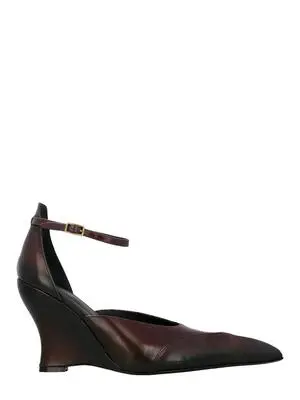 KNWLS Pointed Pumps - Brown
