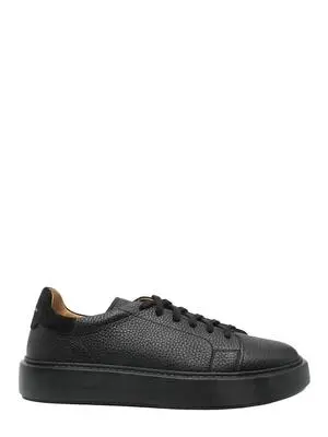HENDERSON BARACCO Leone Leather Sneakers - Black