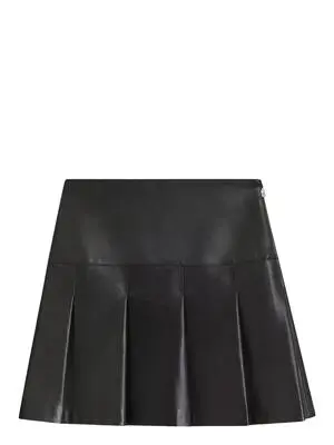 Hugo Pleated Mini Skirt - Black