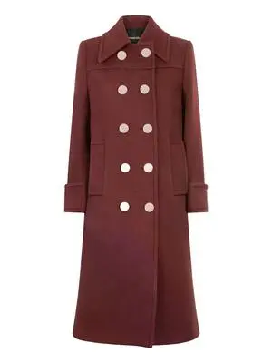 ROBERTO CAVALLI Wool Double-Breasted Coat