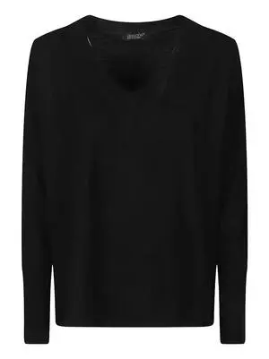ARAGONA V-Neck Long Sleeve Sweater