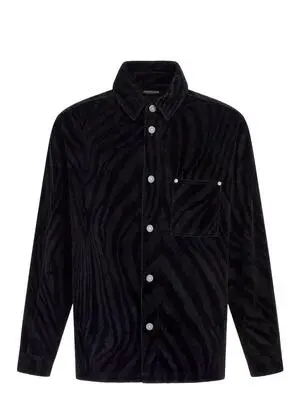 Roberto Cavalli Zebra-print Shirt - Black