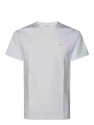 SUN 68 Logo-embroidered T-shirt