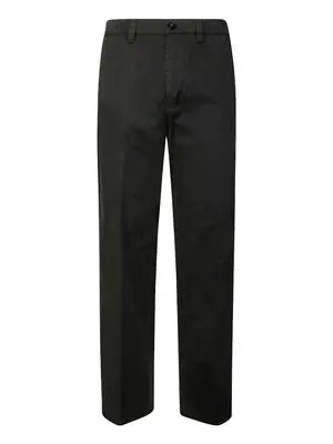 DEPARTMENT 5 Pressed-crease Chino Trousers - Black