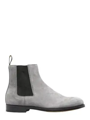 DOUCAL'S Elasticated-panel Ankle Boots - Grey