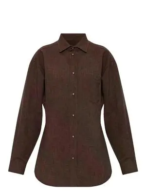 DARKPARK Button-fastening Pocket Shirt - Brown