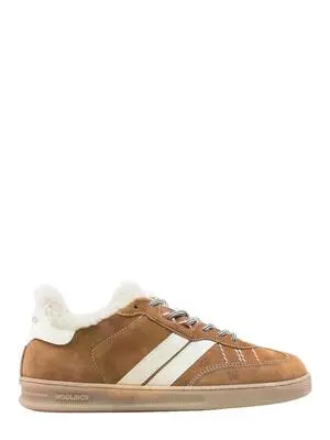 Woolrich Doubleu Tennis Suede Sneakers - Brown