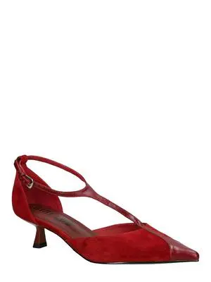 BIBI LOU 40mm Canna T-strap Pumps - Red