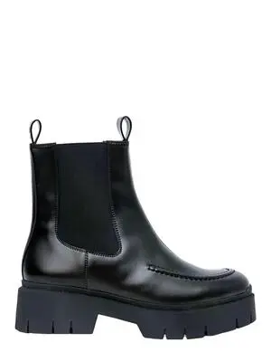 Hugo Platform Chelsea Boots - Black