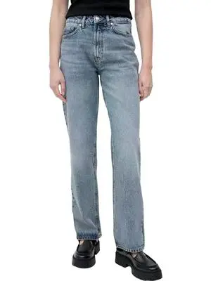Hugo Embellished Straight Leg Jeans - Blue